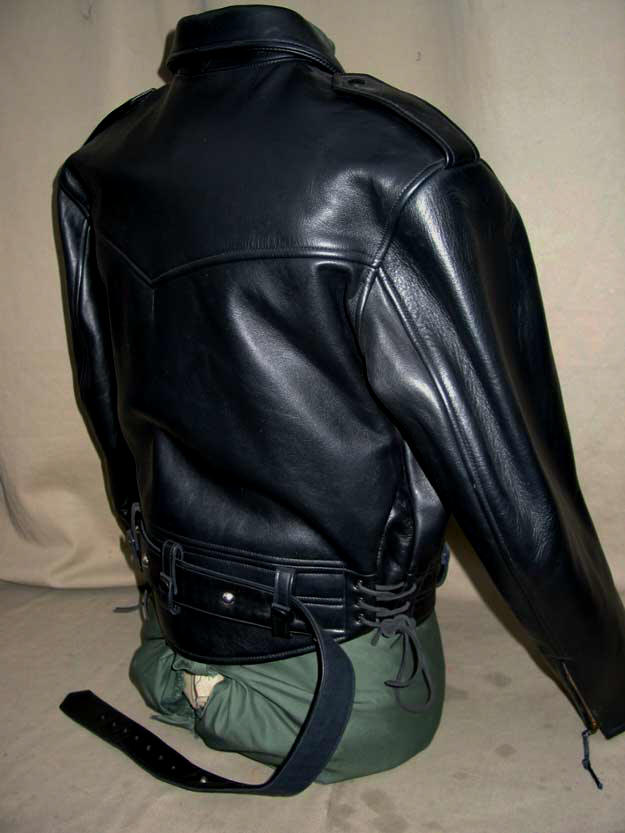 Motorcycle Jacket Horsehide Leather California Highway Patrol