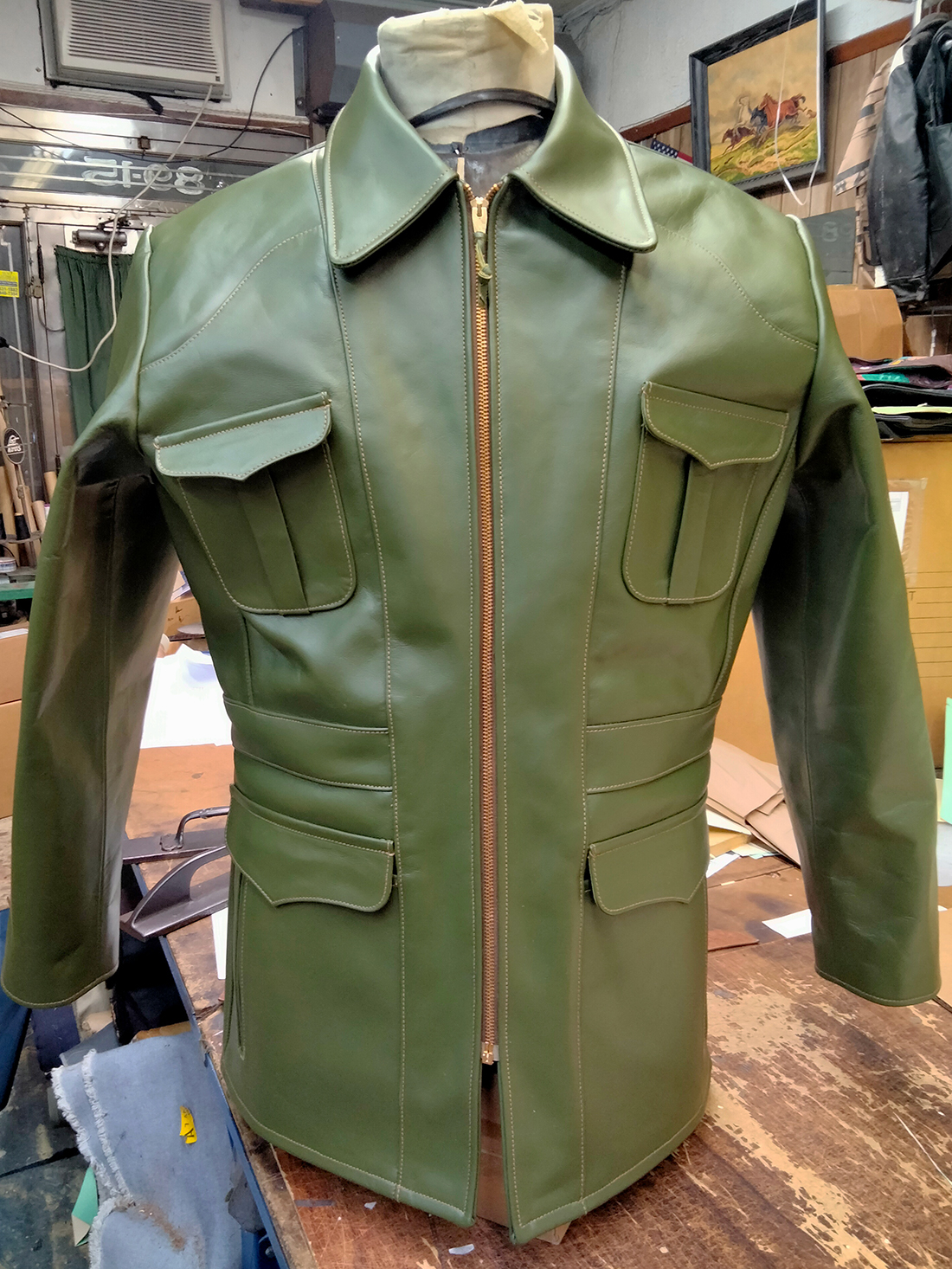 Oshwahkon Leather Jacket